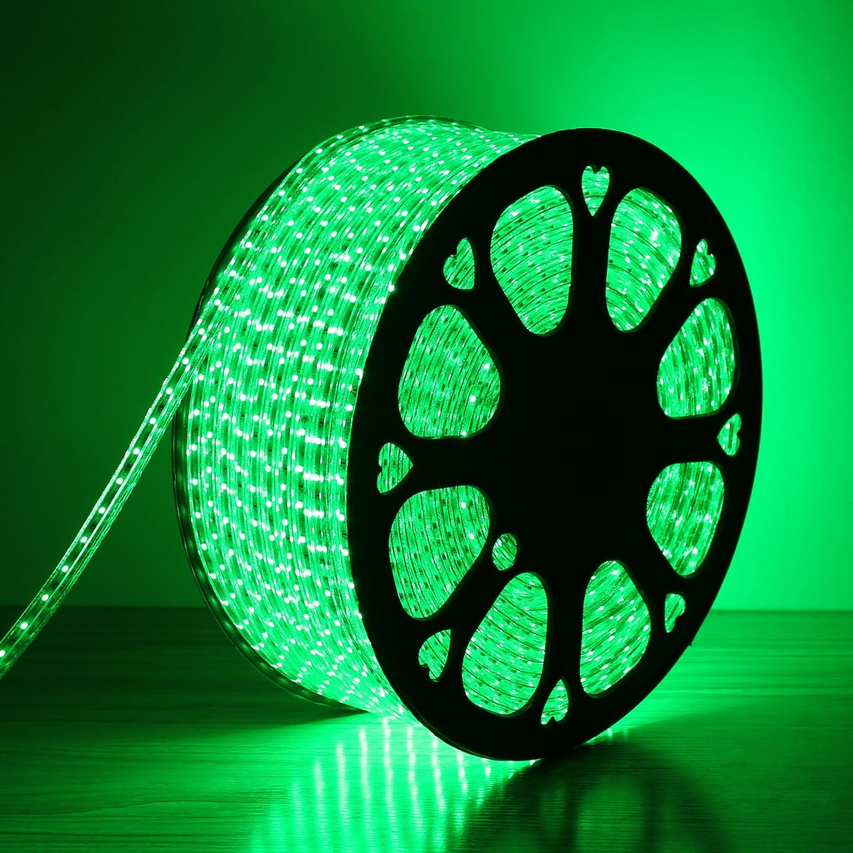 80FT Green 110v SMD-5050 LED Strip Light IP65 (7x14mm) — LED Rope ...