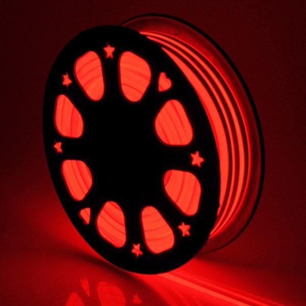 50FT Red Single Sided LED Neon Light IP65 (8x16mm) — LED Rope Lights Canada