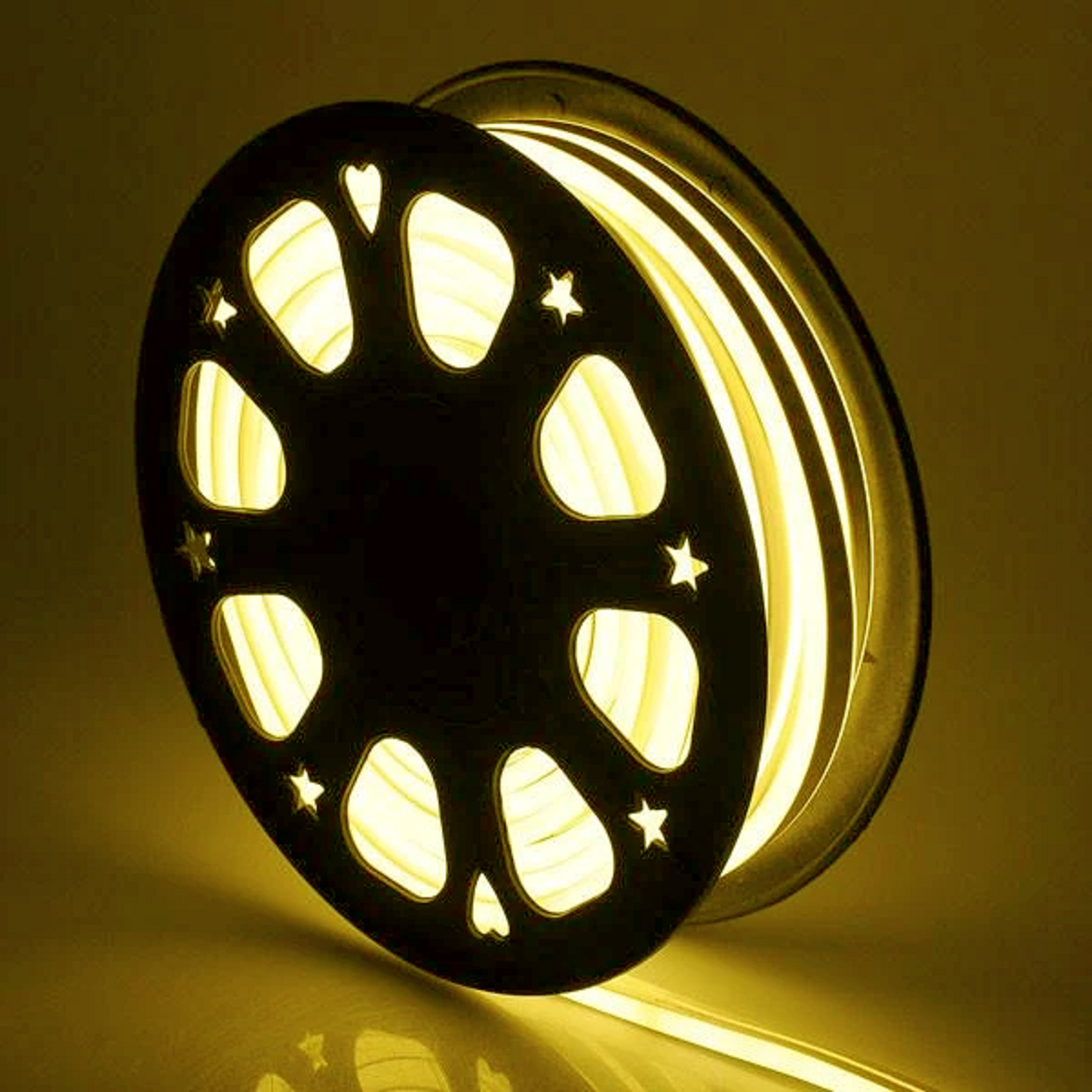 100FT Yellow Single Sided LED Neon Light IP65 (8x16mm) — LED Rope ...