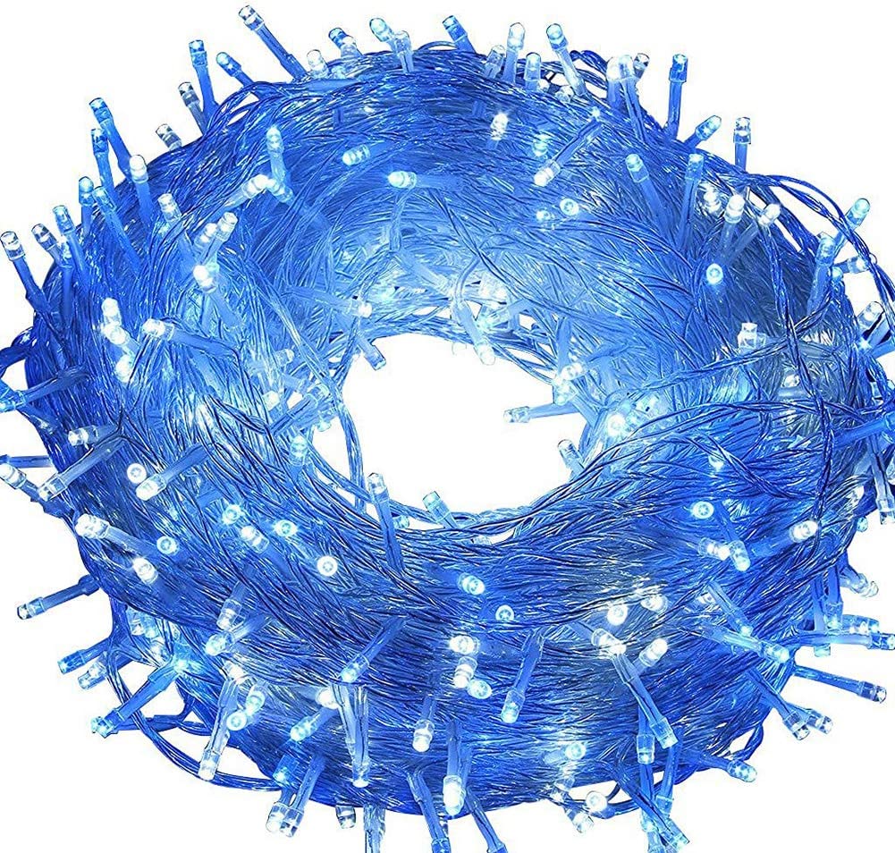 Blue String Light 100 LED 120V — LED Rope Lights Canada